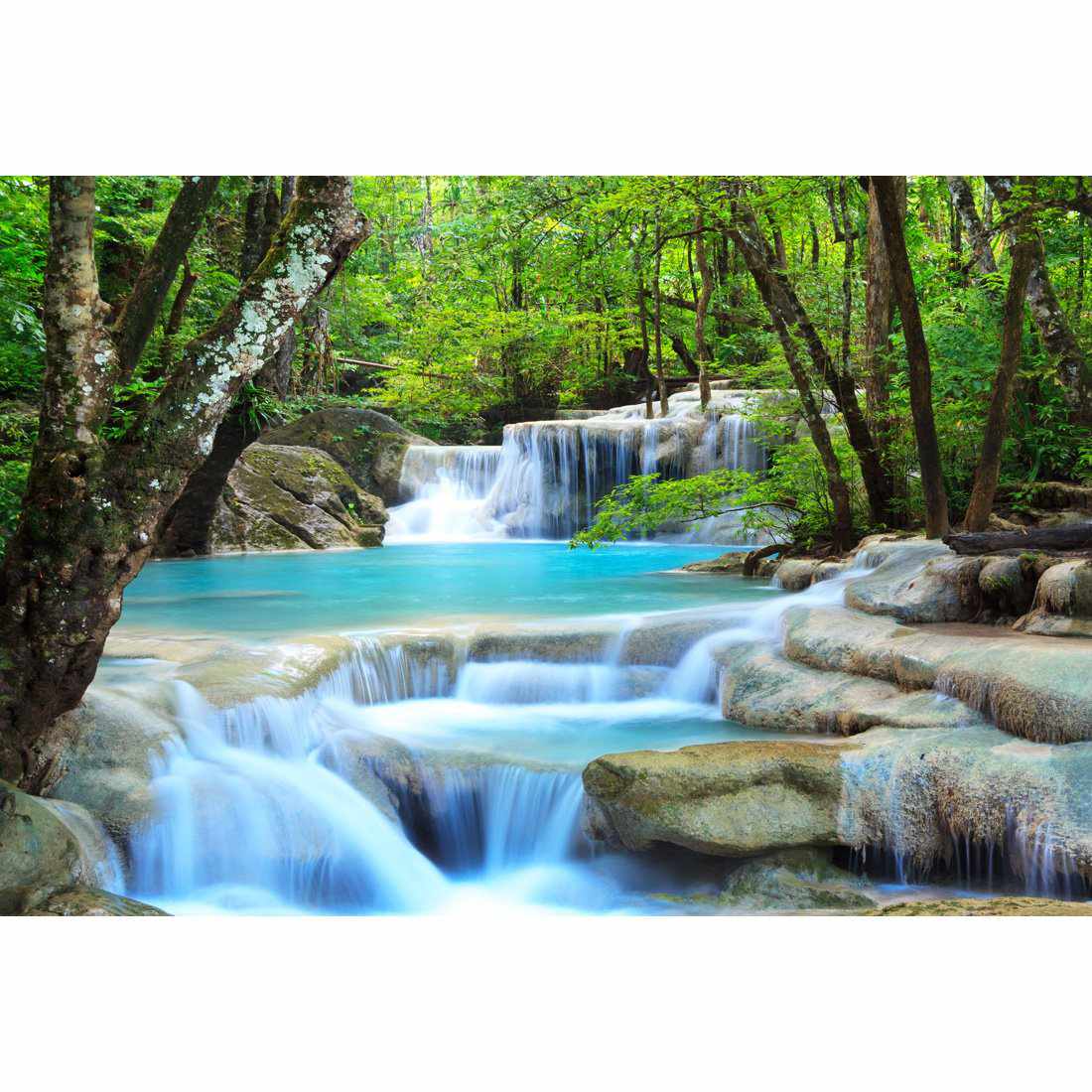 Soft Waterfalls Standard Canvas Art | Urban Interiors