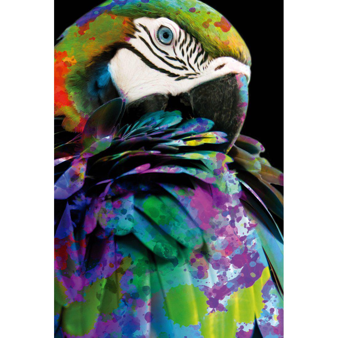 Coy Macaw Standard Canvas Art | Urban Interiors
