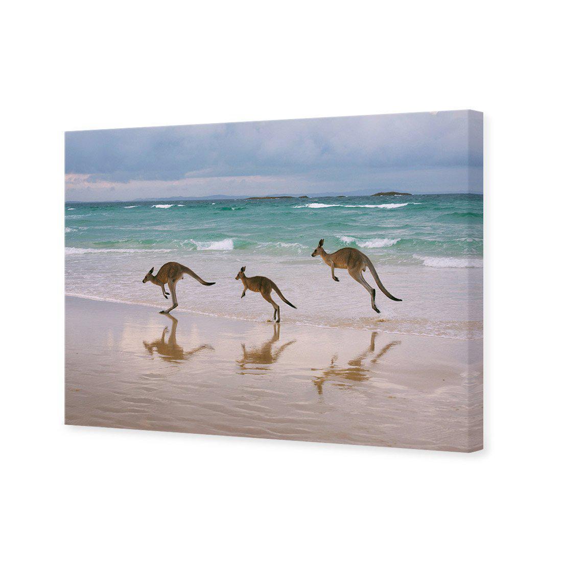 Kangaroos on Vacation Standard Canvas Art | Urban Interiors